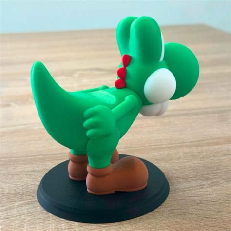 3d Printable Yoshi Controller Holder By Aslan