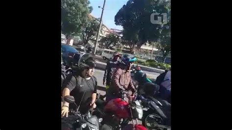 Vídeo Motoqueiros fazem protesto no Centro do Rio Rio de Janeiro G