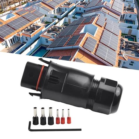 ขั ้ วต ่ อ Pv 3 Pin 690v สายเชื ่ อมต ่ อ Micro Inverters Plug In Play ใหม ่ Shopee Thailand