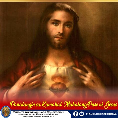 Panalangin Sa Kamahal Mahalang Puso Ni Jesus Tuwing Biyernes Jesus