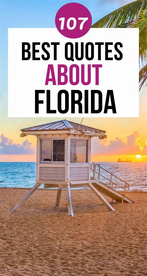 Florida Quotes 107 Famous Quotes About Florida To Inspire You
