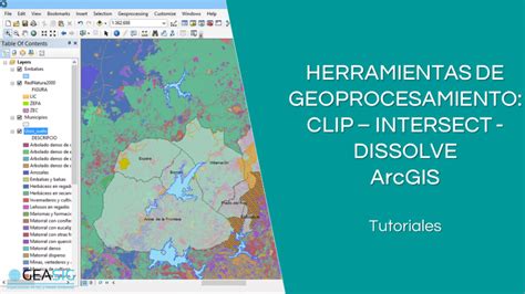 Geoprocesamiento Con ArcGIS Clip Intersect Y Dissolve GEASIG