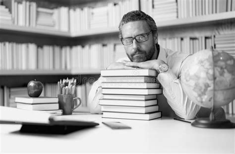 Teachers Day Teacher In School Classroom Knowledge And Education With Middle Aged Teacher