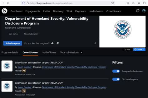 Jason Gardner On Linkedin Cybersecurity Bugbounty Infosec Vulnerabilitydisclosure Dhs
