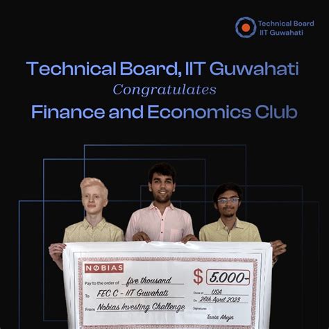 Technical Board Iit Guwahati On Linkedin Financeandeconomicsclub