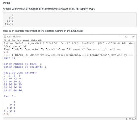 Solved Part 1 Your Python Program Will Do The Following Chegg