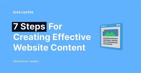 7 Stappen Voor Het Maken Van Effectieve Website Inhoud Definitieve Gids