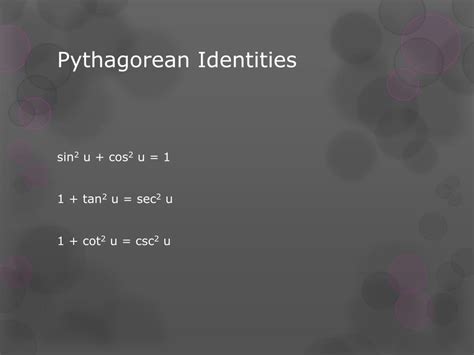 Ppt Using Fundamental Identities Powerpoint Presentation Free