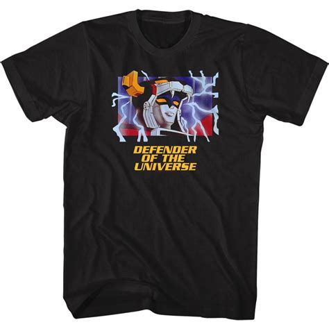 Voltron Small Box Black Adult T Shirt Xlt