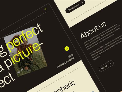 Photography Web Design Landing Page By Mehedi Titas For Uihut Ui Ux