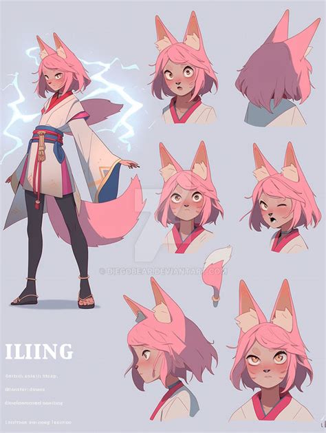 Adopt Lightning Kitsune Open By Diegobear On Deviantart
