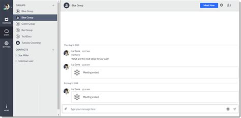 Chat With Others Using Business Messaging GoTo Meeting Support