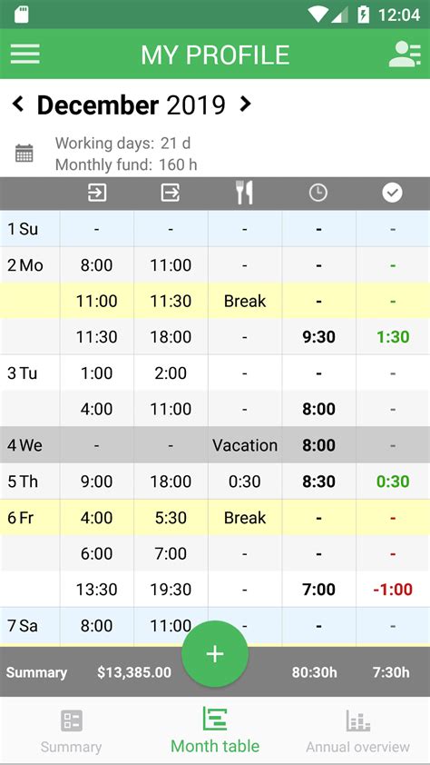Working Timer Timesheet For Android Download