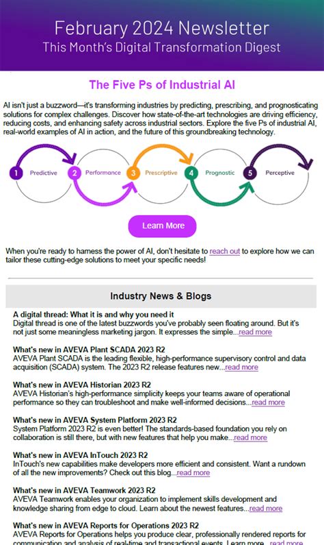 Digital Transformation Digest February 2024 Industrial Software