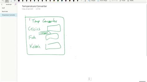 Temperature Converter In Javascript Youtube