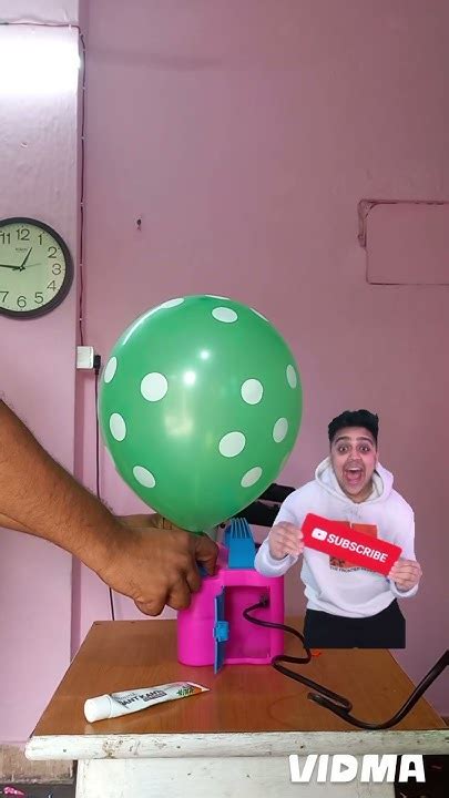 Polkadot Green Balloon 🎈 Pop By Toothpaste Tube Shorts Youtube