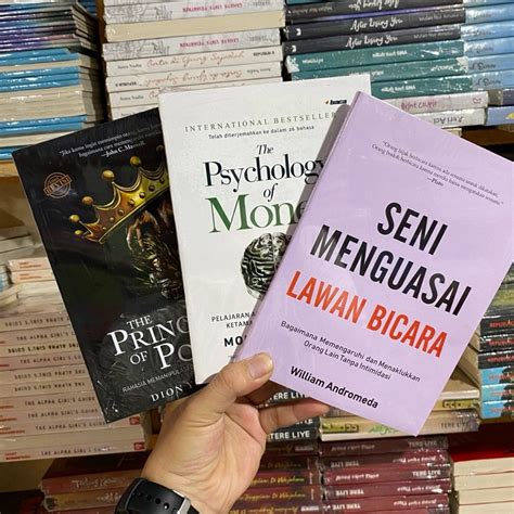 Jual Paket 3 Buku The Principles Of Power The Psychology Of Money Seni
