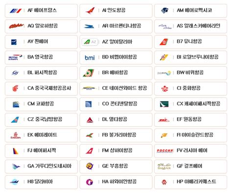 여행 항공사 코드 네이버 블로그