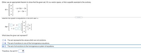 Solved Either Use An Appropriate Theorem To Show That The Chegg