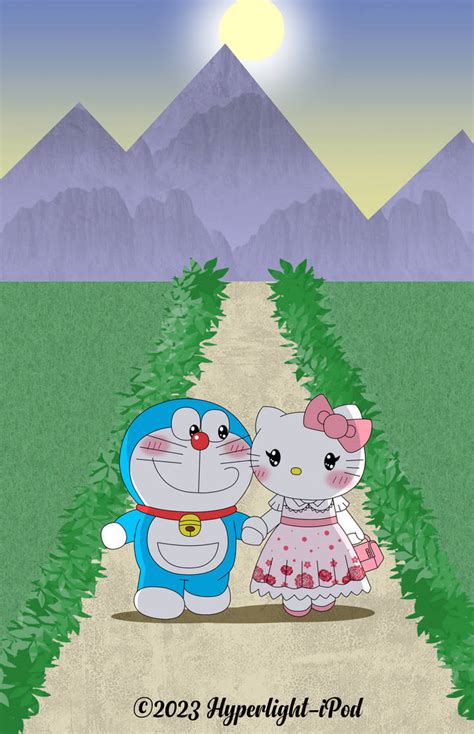 Doraemon X Hello Kitty By Hyperlight Ipod On Deviantart