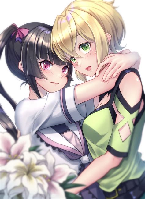 Akatsuki Kirika And Tsukuyomi Shirabe Senki Zesshou Symphogear Drawn By Poesapachi Danbooru