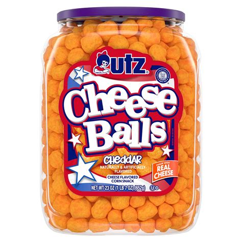 Utz Cheese Balls 23 Oz Barrel Jgiwholesale