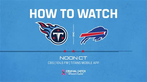 How To Watch Listen Titans Bills TV Streaming And Radio Information
