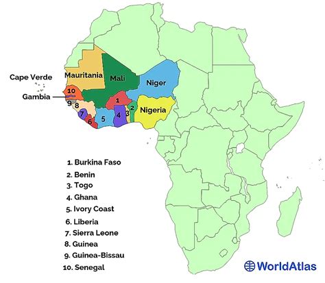 Sub Saharan Africa Worldatlas