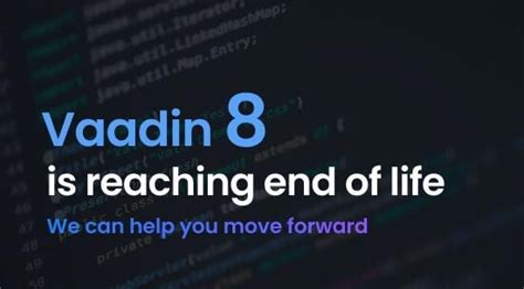 Vaadin 8 Extended Maintenance