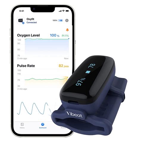 Vibeat Fingertip Pulse Oximeter For Both Spot And Continuous Monitoring