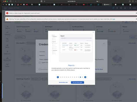 can t access the vmanage gui console