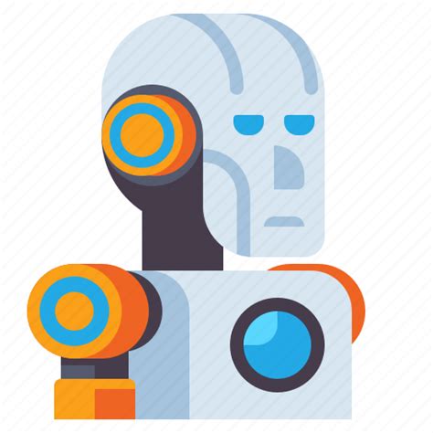 Robot Machine Learning Technology Icon Download On Iconfinder