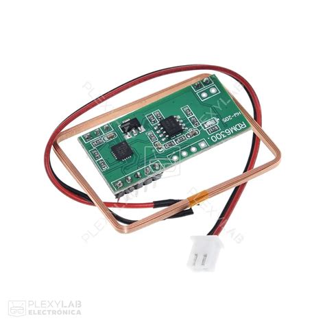Módulo Lector Rfid Rdm6300 Uart Para Tarjetas De 125 Khz Em4100 Plexylab