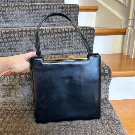 Jerry Moss Bags Vintage Jerry Moss Holiday Black Handbag Poshmark