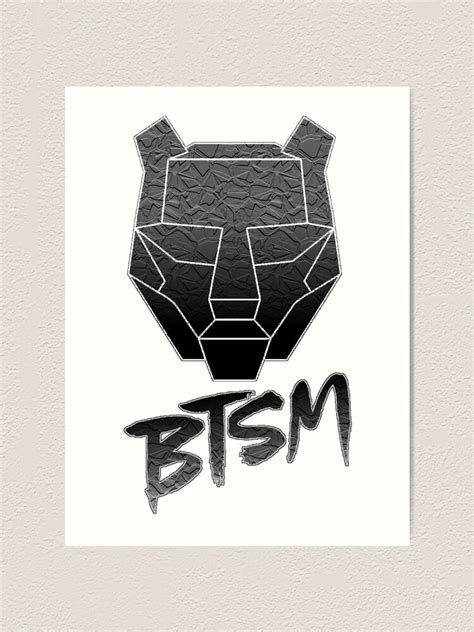 Black Tiger Sex Machine Black Smoke Art Print For Sale By