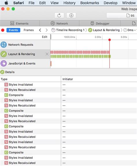 Css Safari Web Inspector Element Flickering Stack Overflow