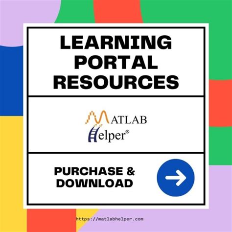 Book And Download Learning Portal Resources Matlab Helper