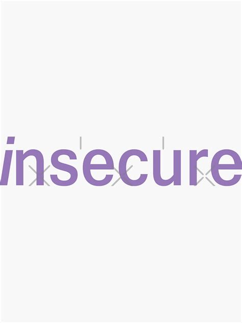 Insecure Merch Hbo Insecure Logo Sticker For Sale By L Ison Redbubble