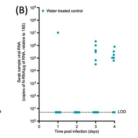 Sars Cov 2 Rna Quantified From Throat Swab Samples Taken From Each