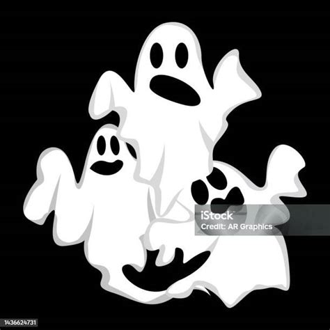 고스트 디자인 할로윈 아이콘 할로윈 의상 일러스트 레이 션 축하 배너 템플릿 10월에 대한 스톡 벡터 아트 및 기타 이미지