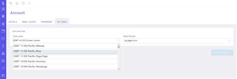 How Do I Setup My Timezone And Date Format Brands Tillo Help Centre