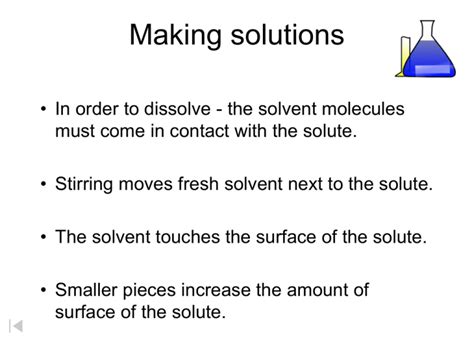 Process Of Dissolving