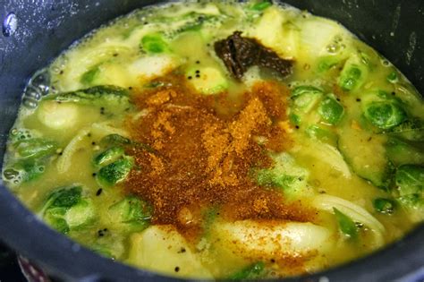 Yummilicioussss Brussel Sprouts Sambar