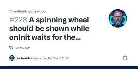 A Spinning Wheel Should Be Shown While Oninit Waits For The Promise · Issue 228 · Sharepointsp