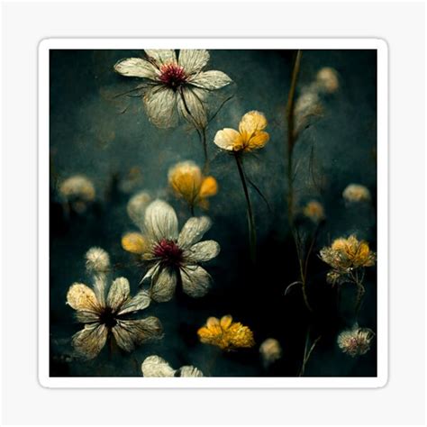 Wildflower Close Up Sticker For Sale By Candyflipforest Redbubble