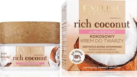 Eveline Rich Coconut kokosowy krem do twarzy ultra-odżywczy 50ml ...