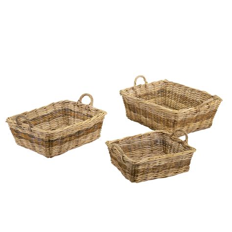 Set 3 Ceste Kubu Giunco 2m Bassa Bricobravo