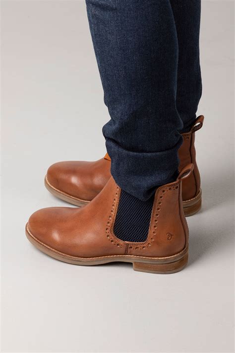 Ladies Brogue Chelsea Boots Uk Leather Brogue Boots Rydale