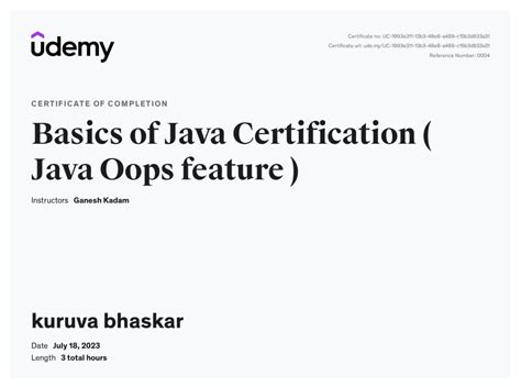 bhaskar kuruva on linkedin udemy course completion certificate