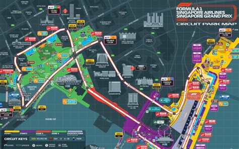 F1 Il Mondiale A Singapore Il Circuito Di Marina Bay Foto Sky Sport